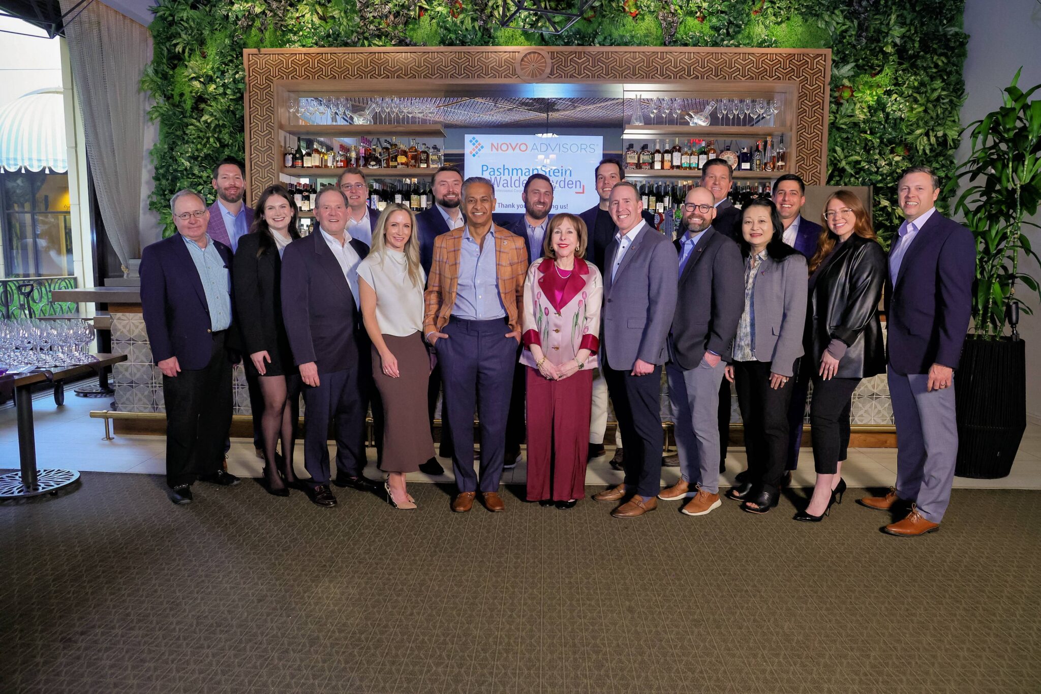 Novo Advisors & Pashman Stein Co-Host Second-Annual Cocktail Party in ...